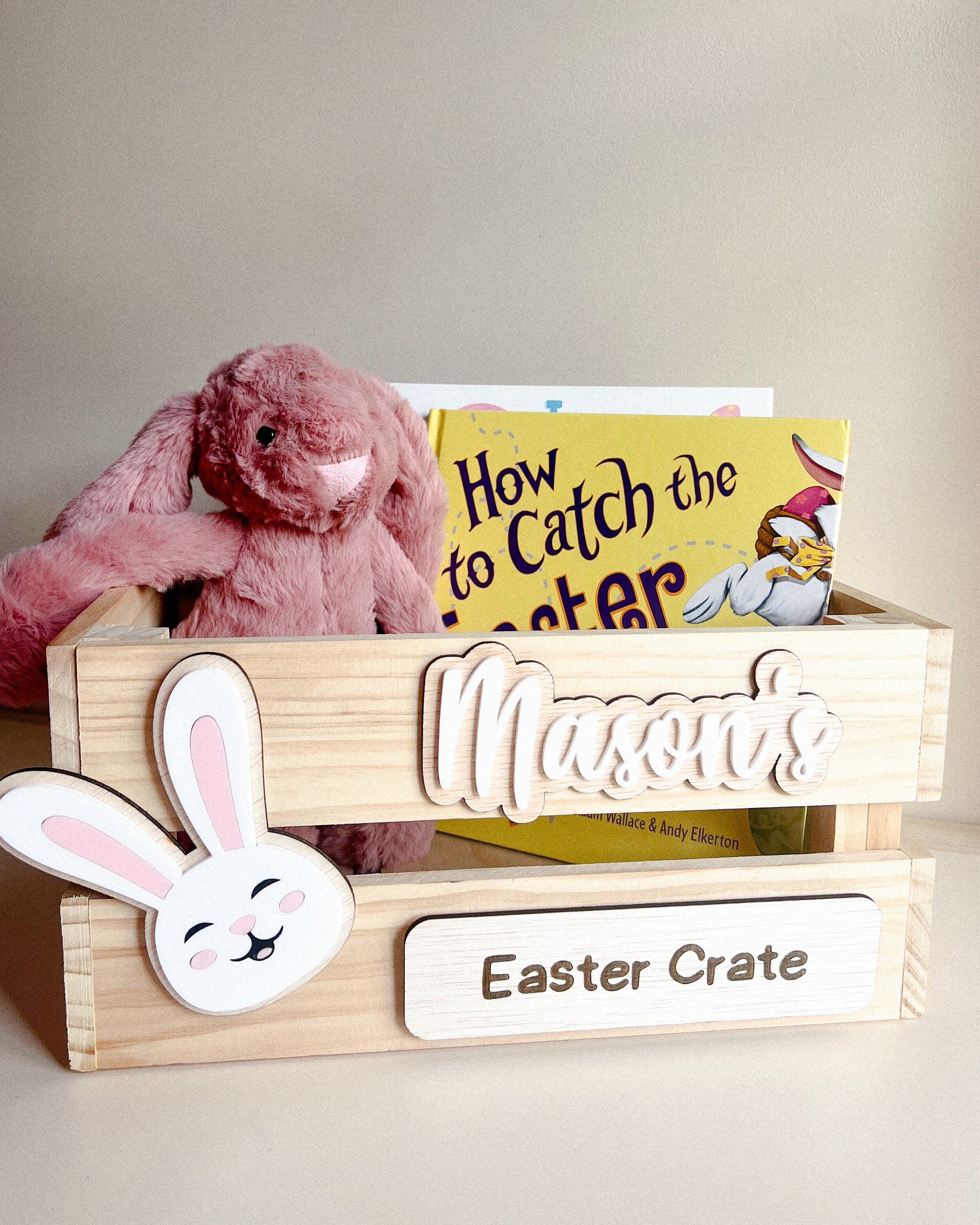 Interchangeable Easter Crate | Custom made | Easter | Wooden crate | A – Willzy & Co